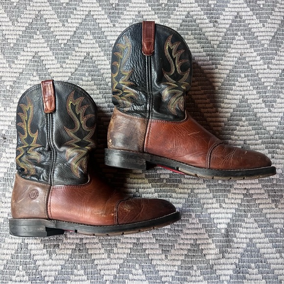 Double H | Shoes | Double H Black And Brown Cowboy Boots | Poshmark
